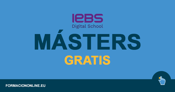 4 Masters Gratis con Diploma Oficial de IEBS